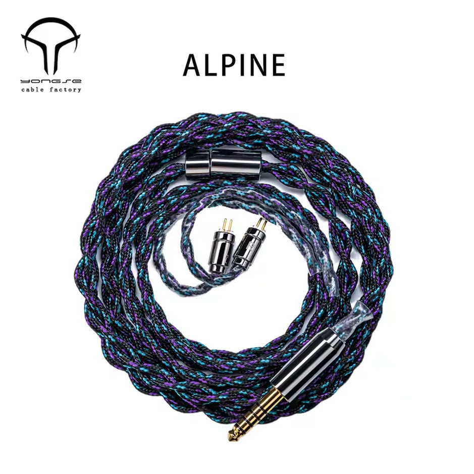 Cable Balanceado de 2 Pines 0.78mm + Plug de 4.4mm YONGSE - Alpine ...