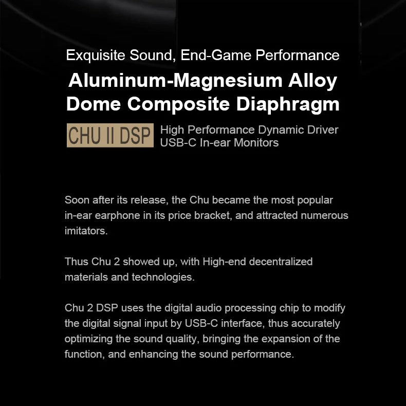 Audífonos Dinámicos con Conector USB Tipo C Moondrop CHU 2 DSP ...