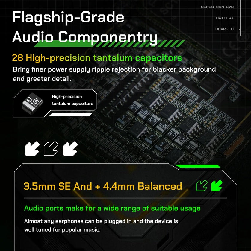 Reproductor de Audio Digital Hi-Res Basado en Android HiBy R4 - Black ...